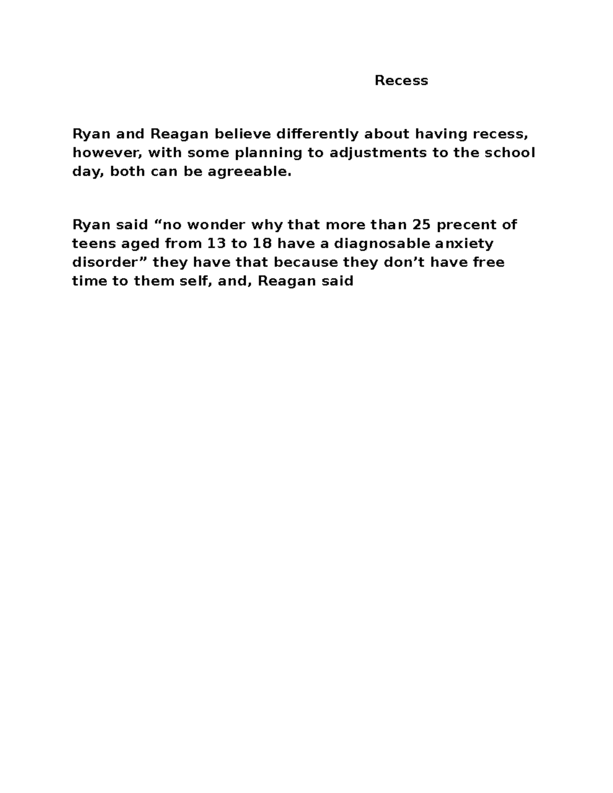 Recess - Phil 20 - Recess Ryan and Reagan believe differently about ...