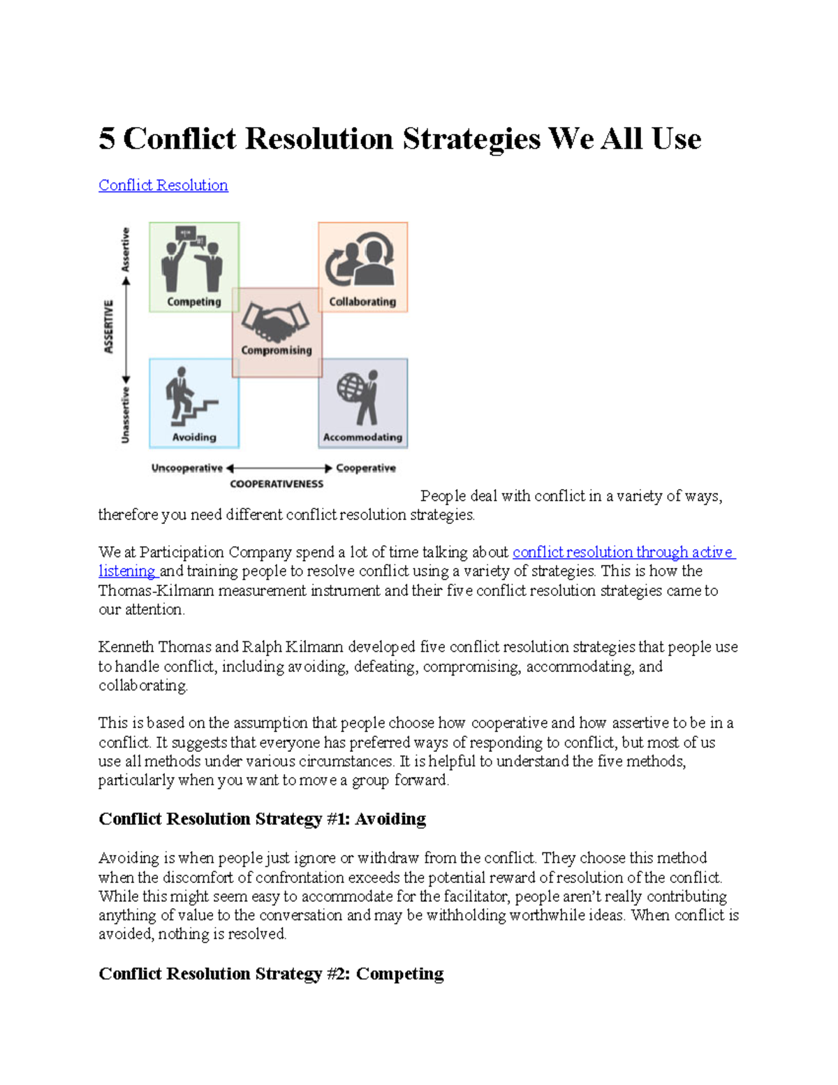 5 Key Conflict Resolution Strategies for Effective Communication - Studocu