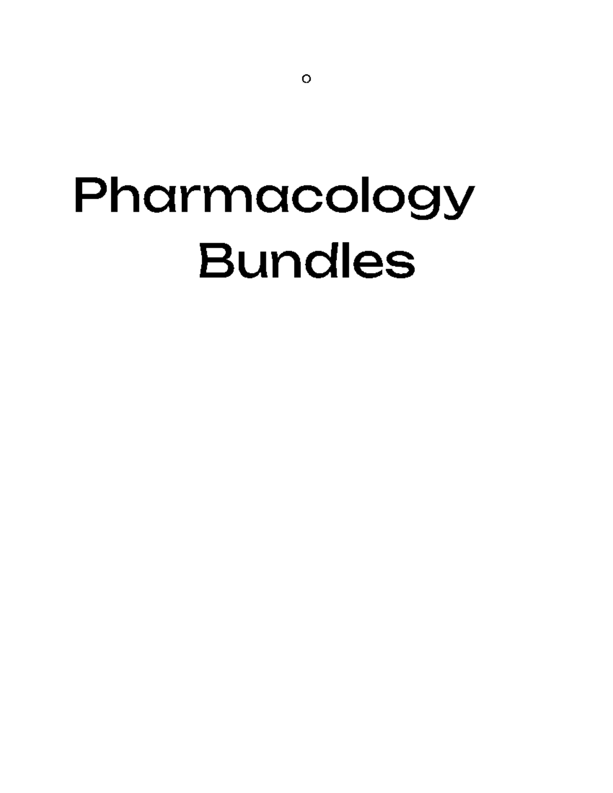 Pharm Bundles Study Guide: Trauma Meds & Key Pharmacology Concepts ...