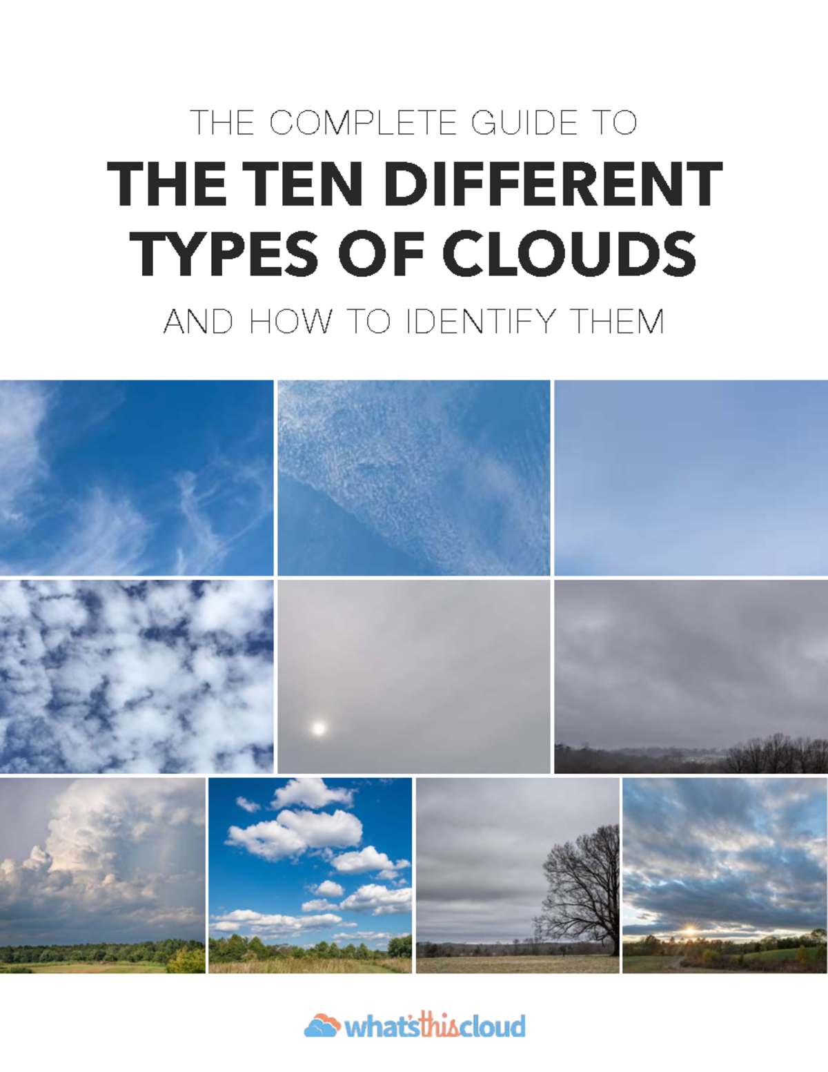 The Ten Different Types of Clouds: A Comprehensive Guide - Studocu