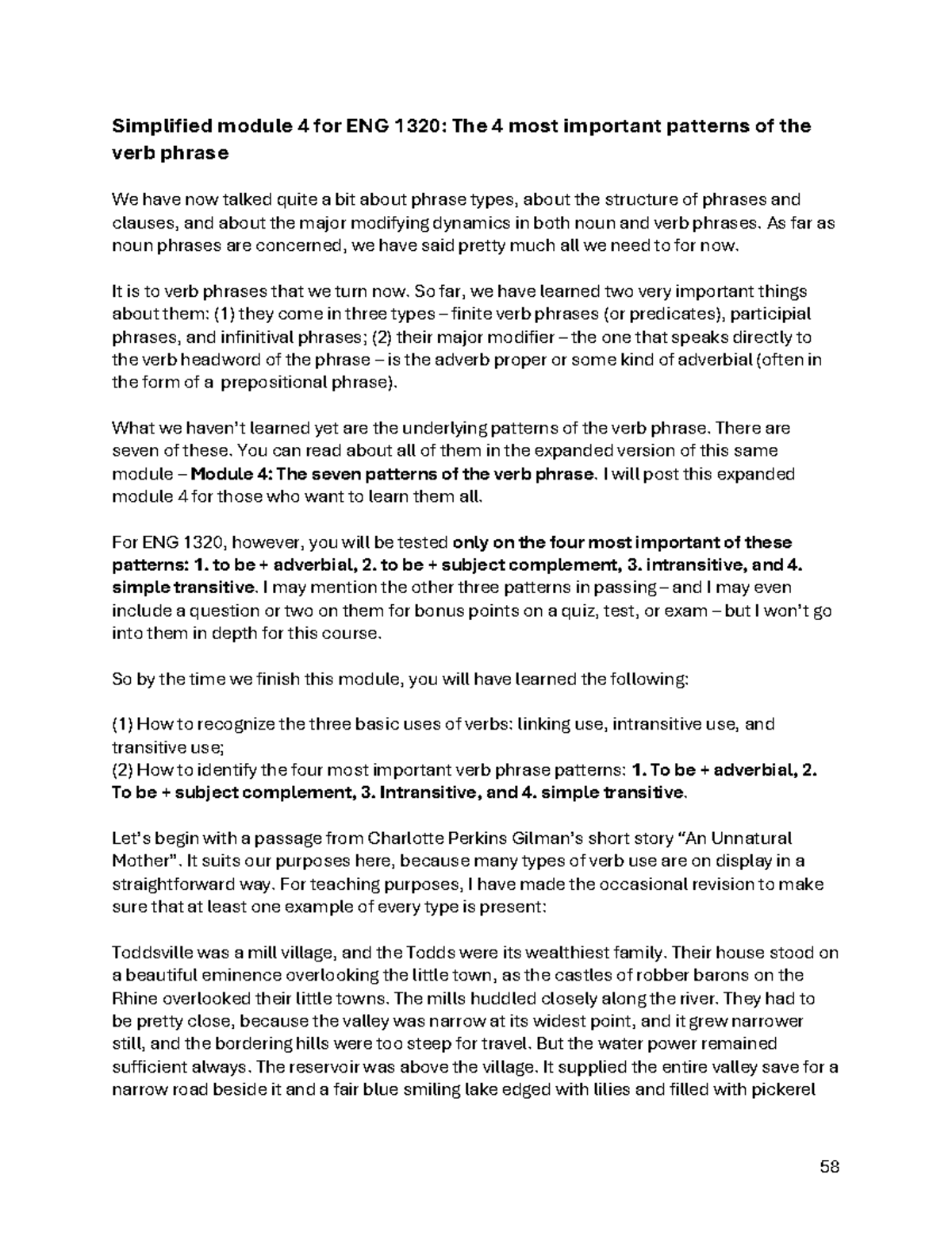 Module 4 Simplified - Prof Ryan Fraser - Simplified module 4 for ENG ...