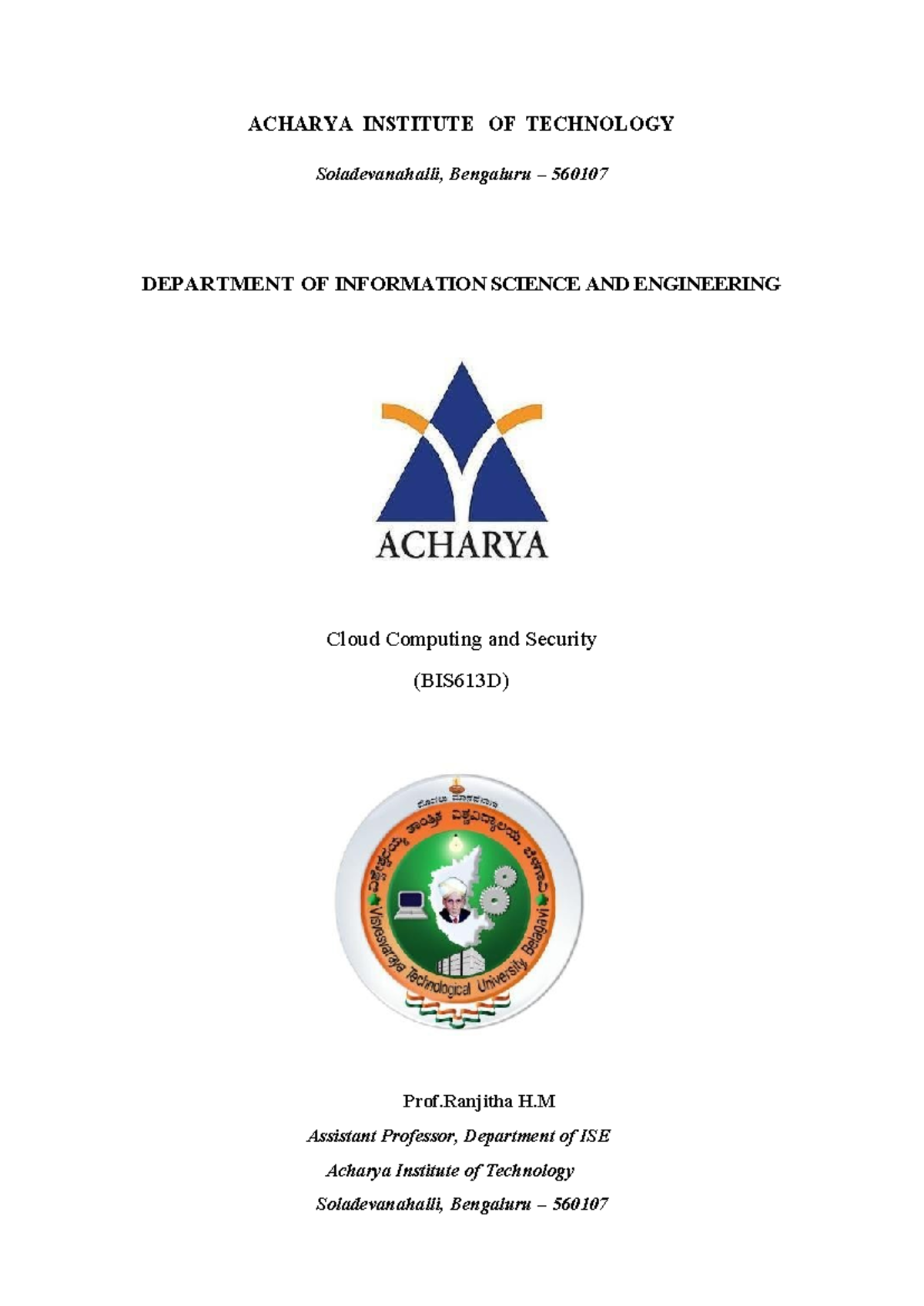 CLOUD COMPUTING (BIS613D) Notes: Module 1 Overview and Concepts - Studocu
