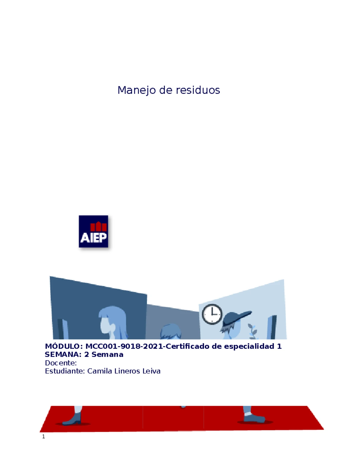 Certificado de especialidad semana 2 - CERTIFICADO DE ESPECIALIDAD IV MÓDULO: Certificado de ...