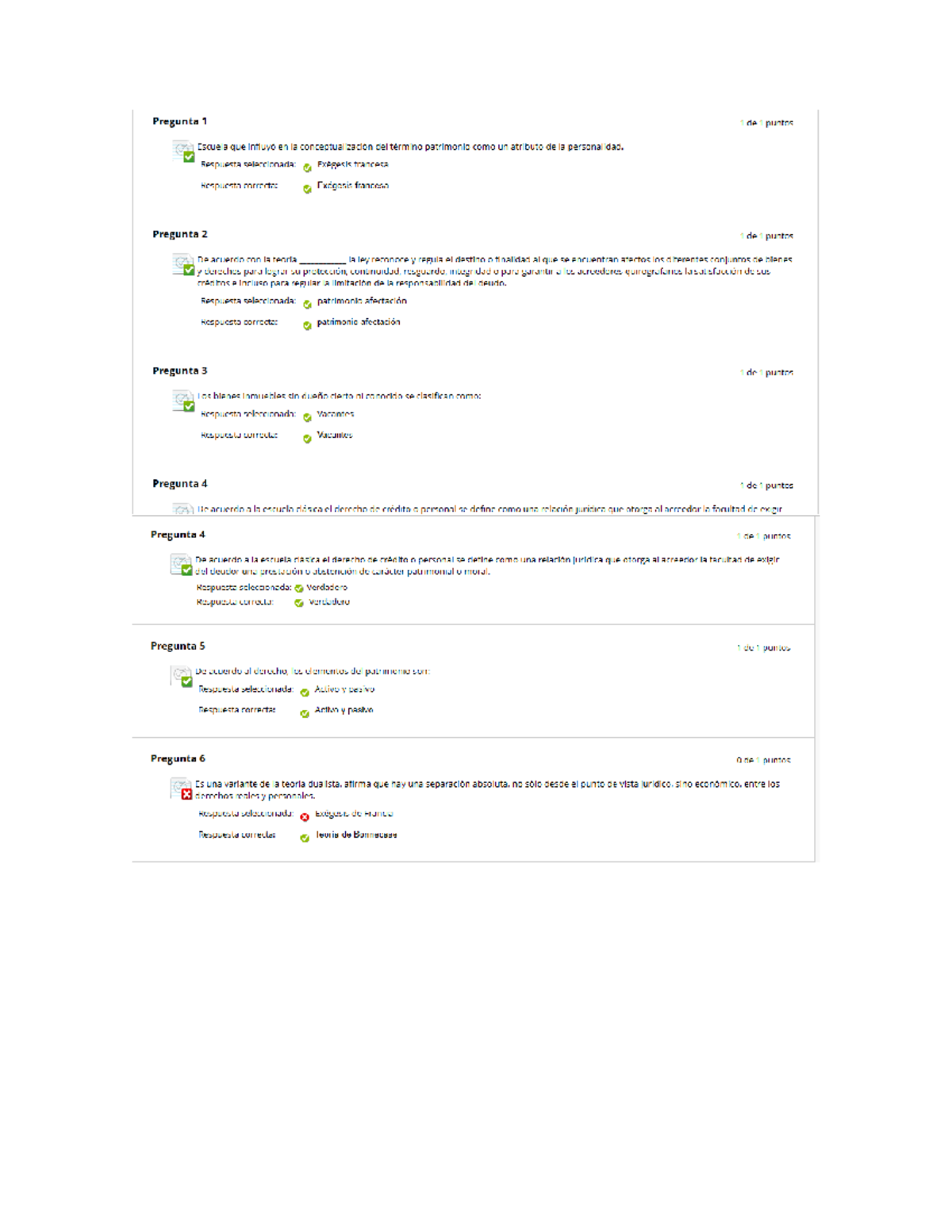 Exámenes Automatizados de Derecho ACT 9: Preguntas y Respuestas - Studocu