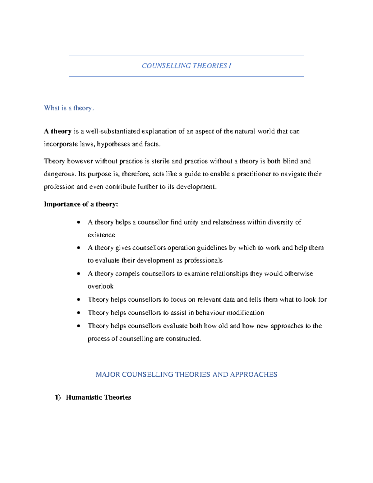 Counselling Theories & Psychoanalysis Overview: Key Concepts and ...