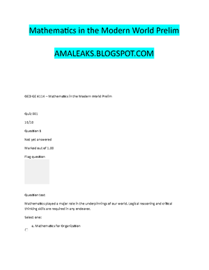 Midterm Quiz 1 Attempt review - 9/9/2020 Midterm Quiz 1: Attempt review - Studocu