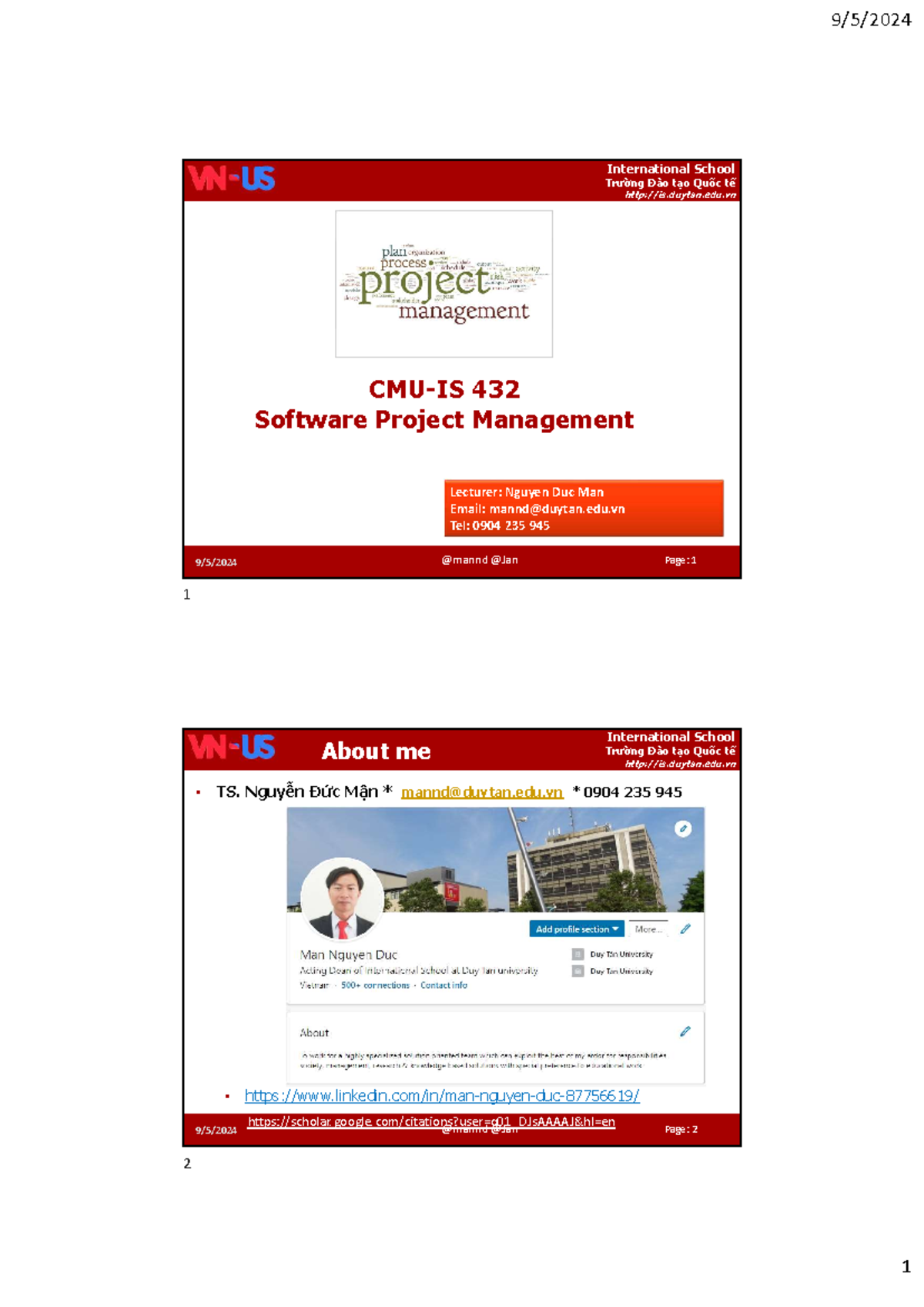 CMU-IS 432 Software Project Management Course Structure & Strategy ...