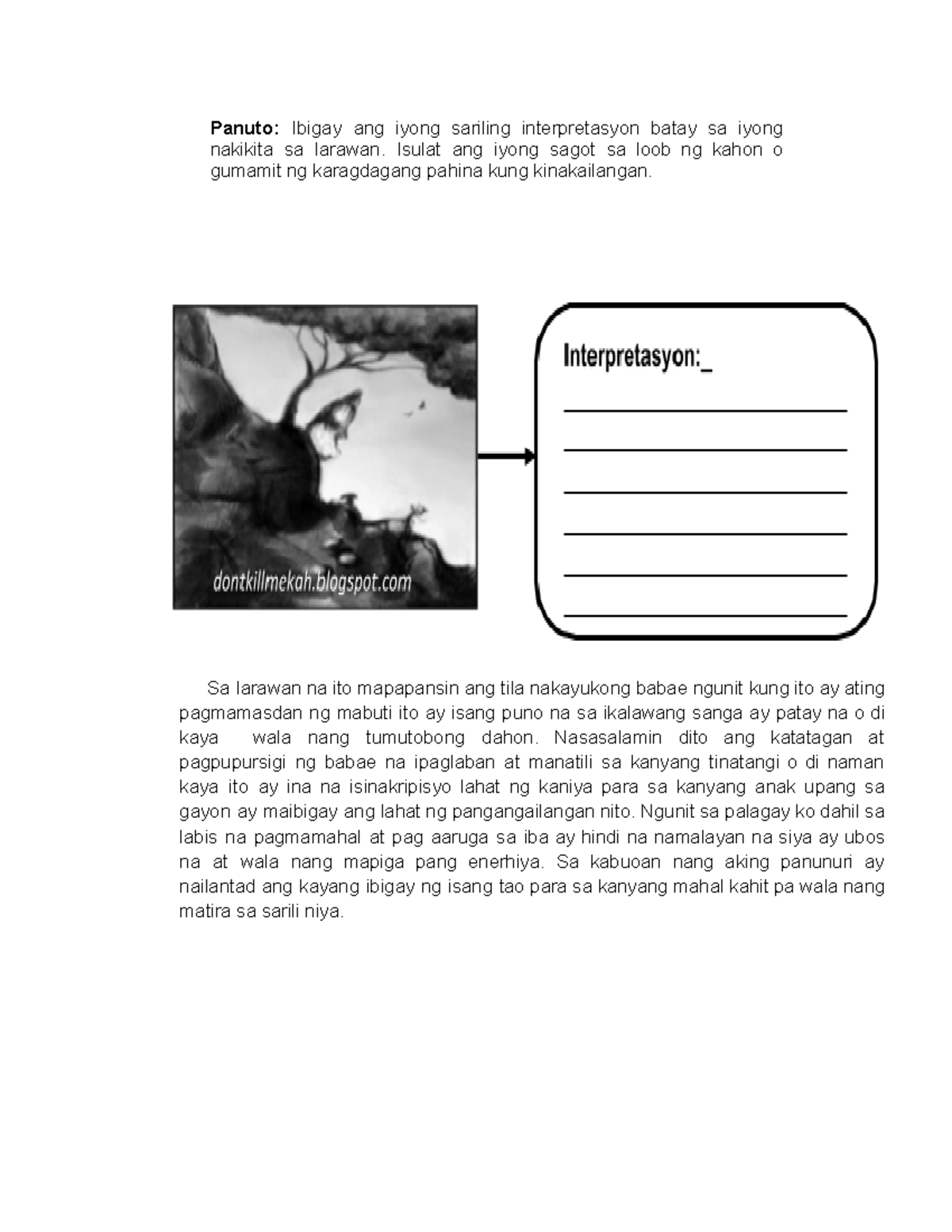 Gawain 1 -Estrada, Ashley Nicole B - Panuto: Ibigay ang iyong sariling ...