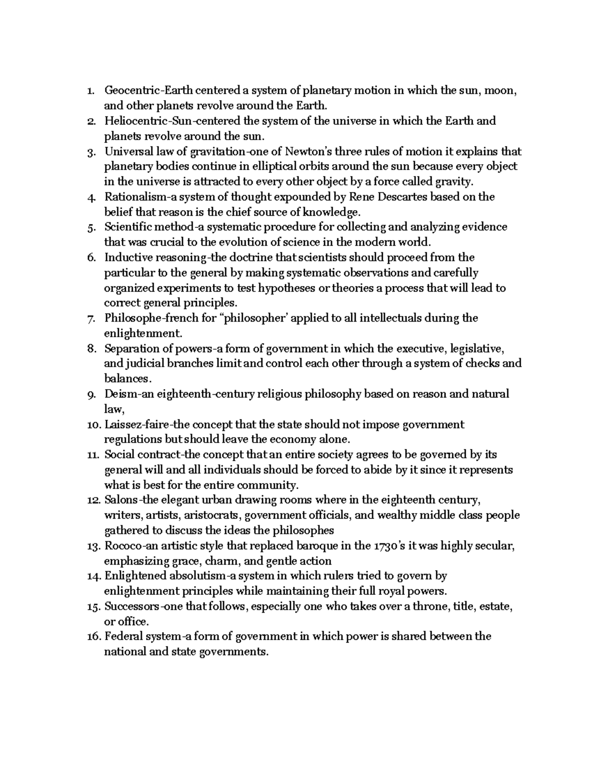 Understanding Planetary Motion and Enlightenment Principles: A Study ...