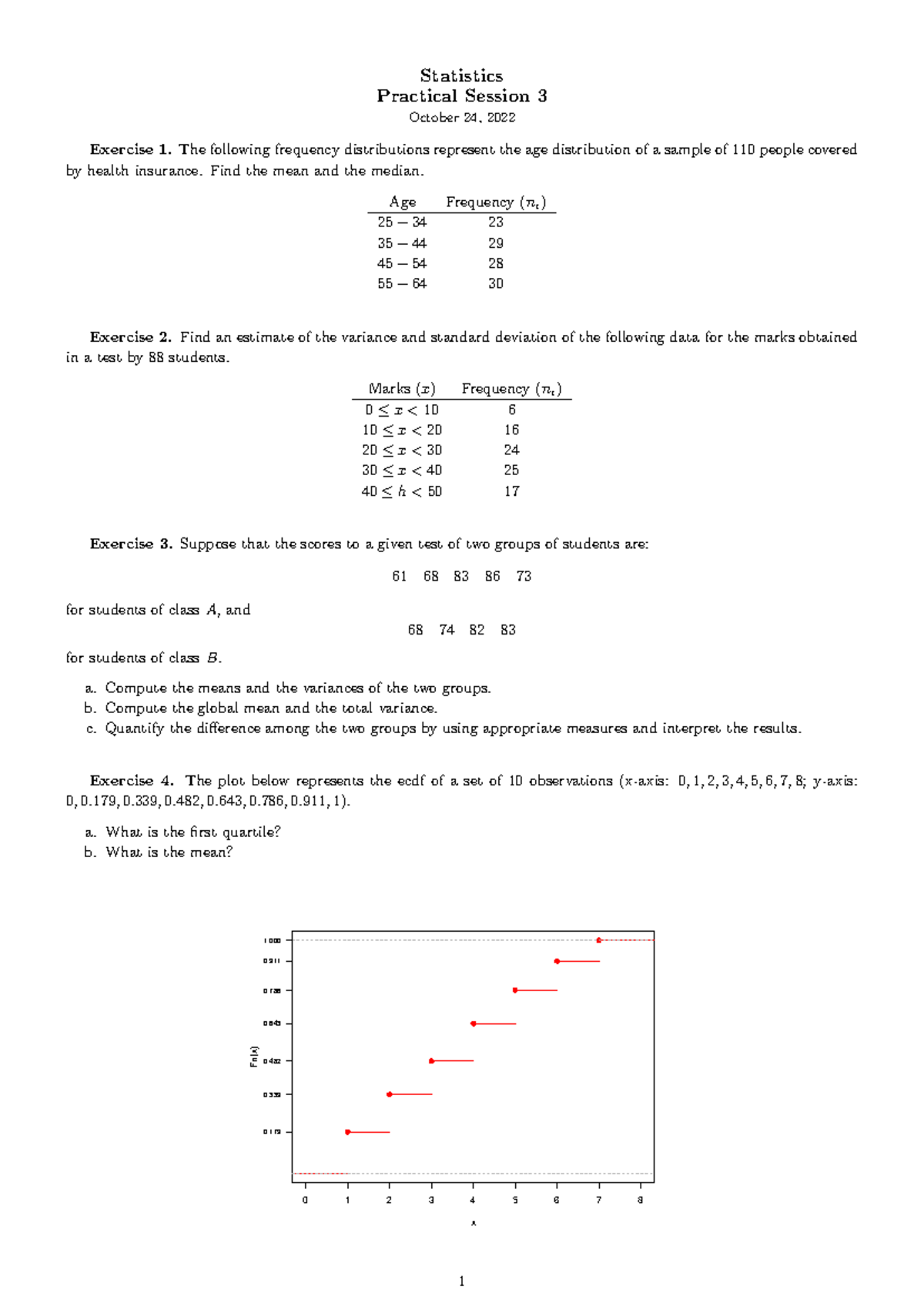 Lab3 - in class - Statistics Practical Session 3 October 24, 2022 ...