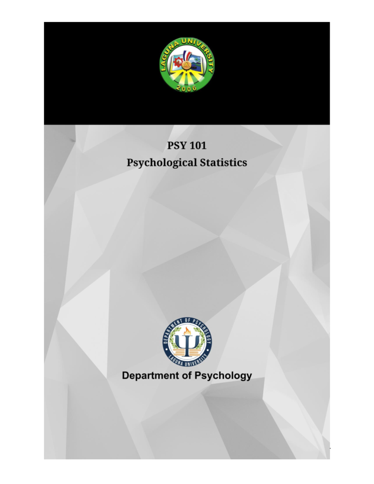 PSY 101 Lecture Notes: Introduction to Psychological Statistics - Studocu