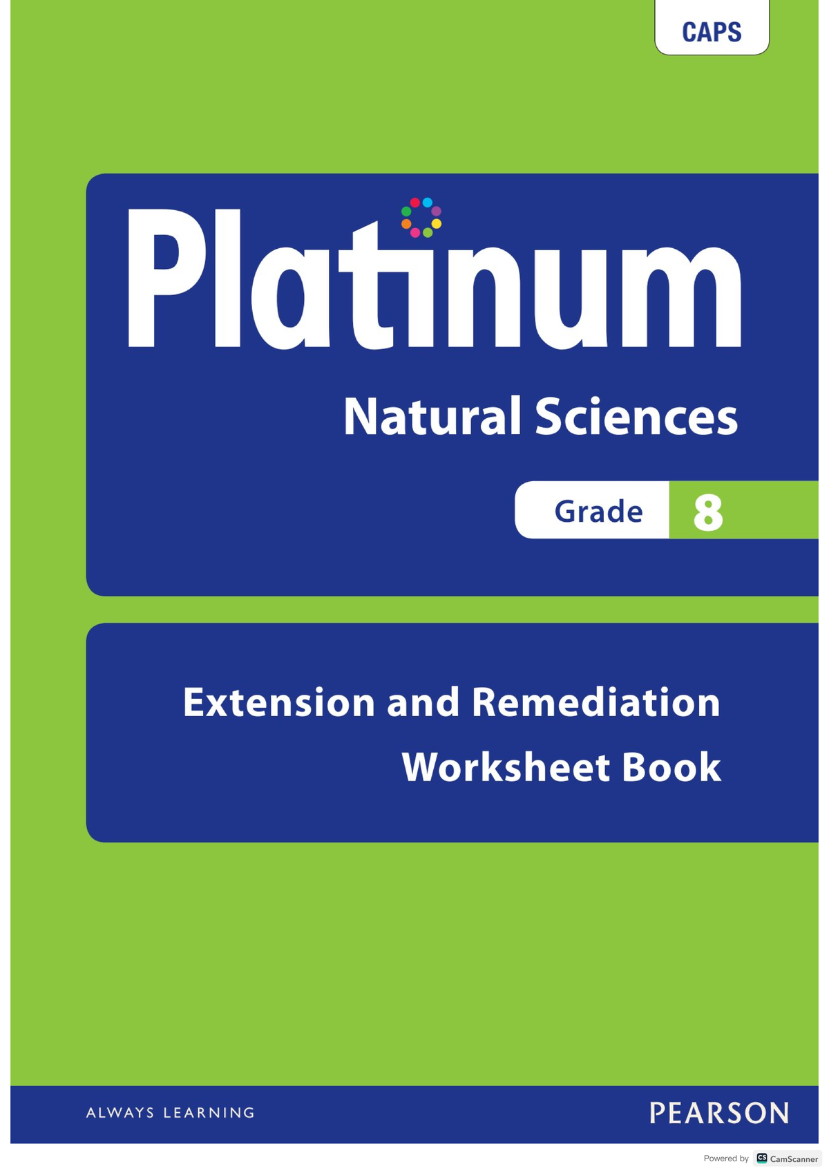 CAPS Grade 8 Natural Sciences Target Worksheets: Extension ...