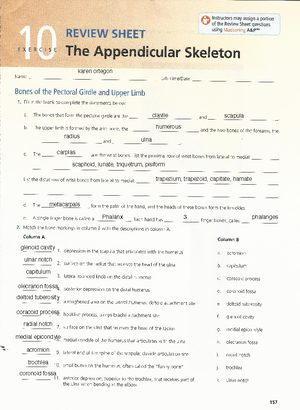 AP - Lab Ex. 04 review sheet chapter 4 the cell: Anatomy and division ...