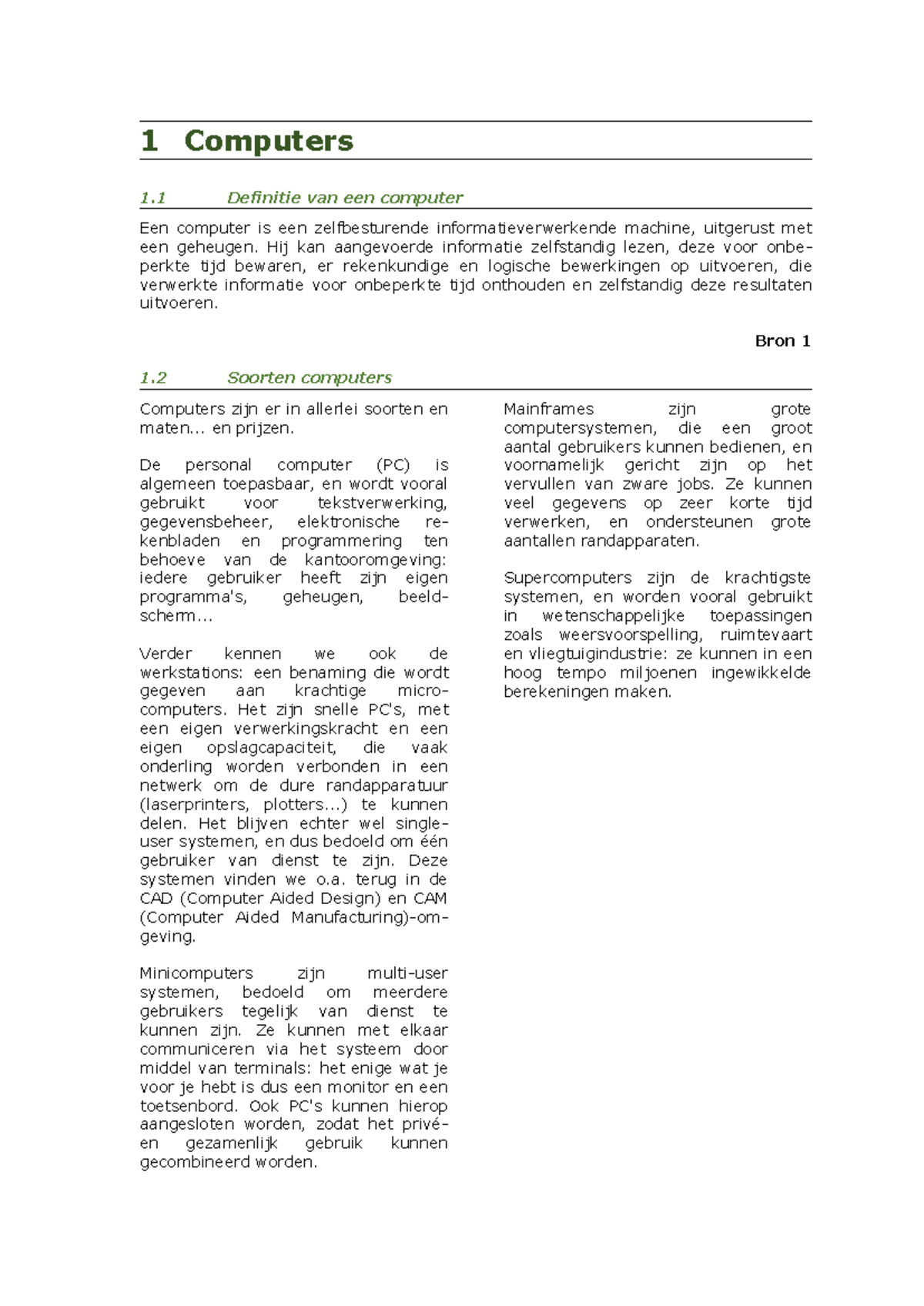 Computers: Definitie, Soorten en Architectuur - Cursus Mikail Dedeoglu ...