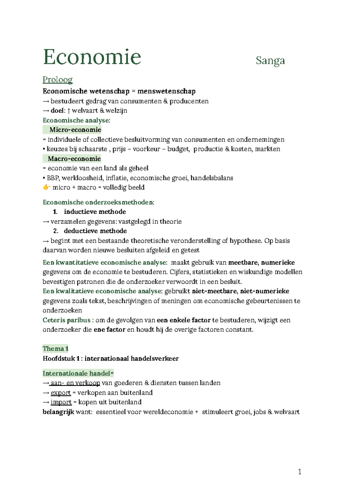 Internationale Handel en Economische Integratie: EU en Globalisering ...