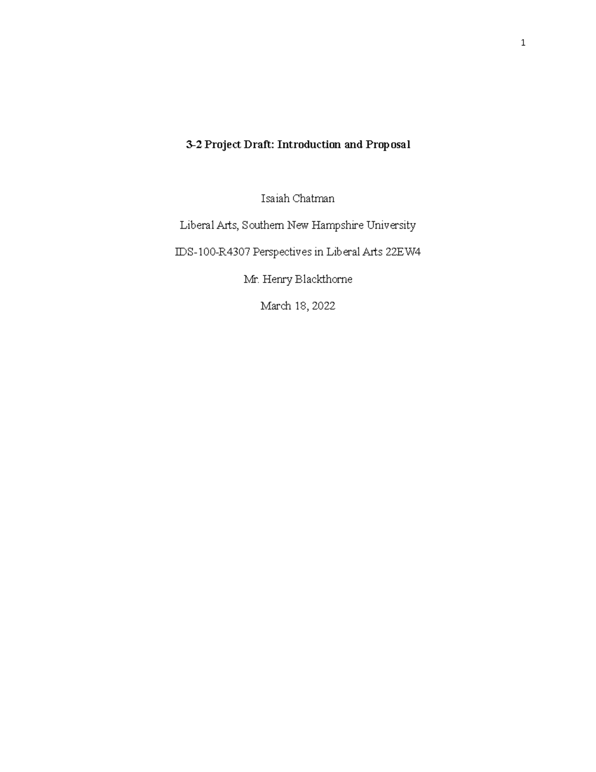 3-2 Project Draft: Introduction to Key Lenses in Liberal Arts - Studocu