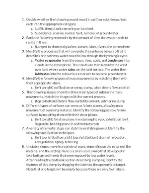 Chapter 5 Smartworks Activity Answers - Sort the following images based on whether chemical or ...