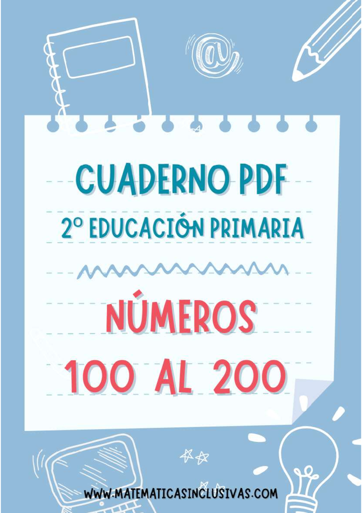 Cuaderno de Números del 100 al 200 - 2º Curso Educación Primaria - Studocu