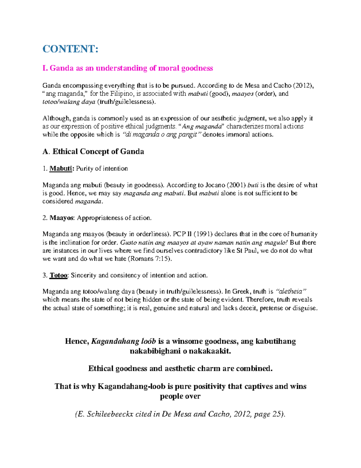 PHIL 101 - Embracing Kagandahang-loób: Understanding Moral Goodness ...