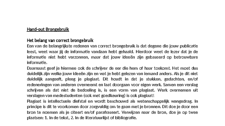 Brongebruik en APA-regels: Het Belang van Correcte Verwijzingen ...