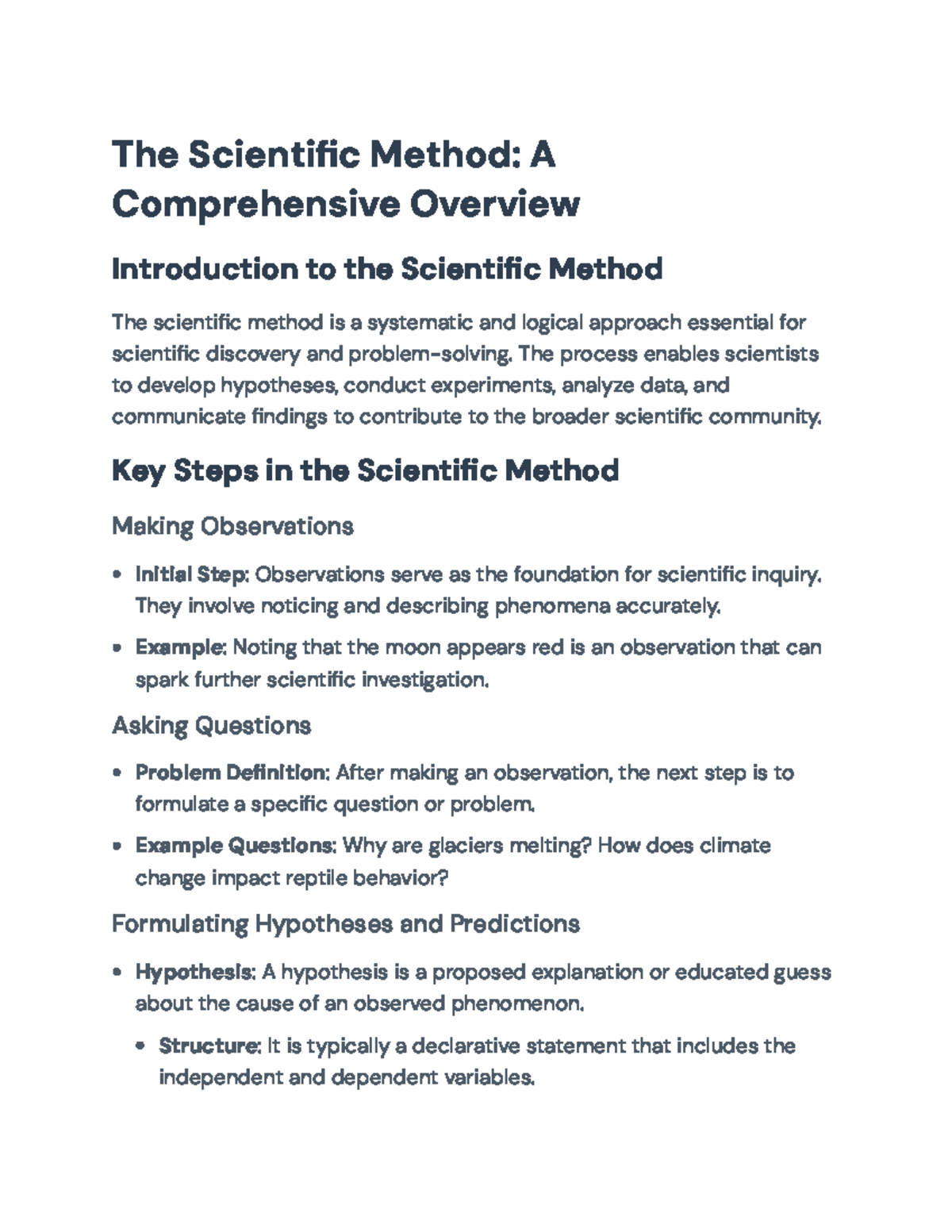 Scientific Method Overview: Key Steps and Applications in Research ...