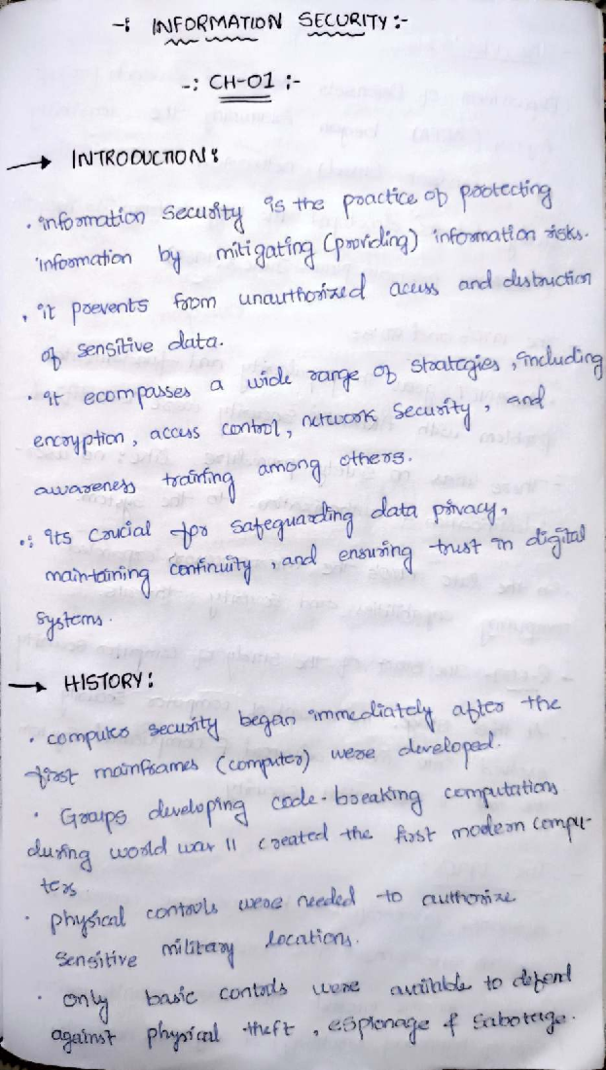 IS UNIT-1,3&4 - Comprehensive Notes on Information Security Concepts ...