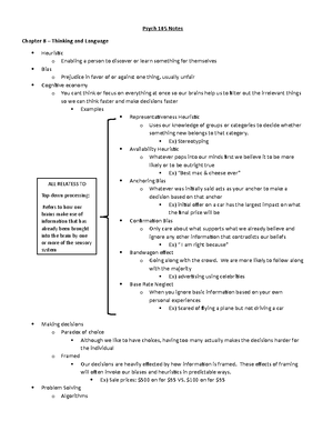 Introduction to Psychology Chapter 6 - Learning Outline - Chapter 6 ...