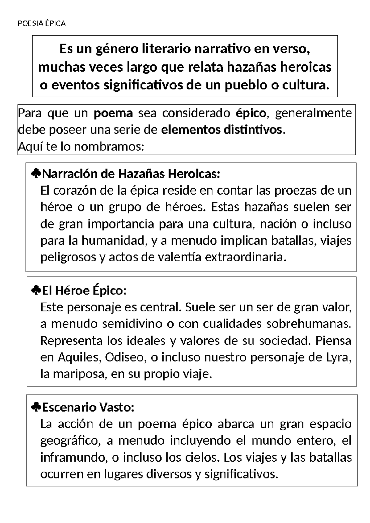 Poesía: Tipos y Elementos - Análisis Completo 2 - Studocu
