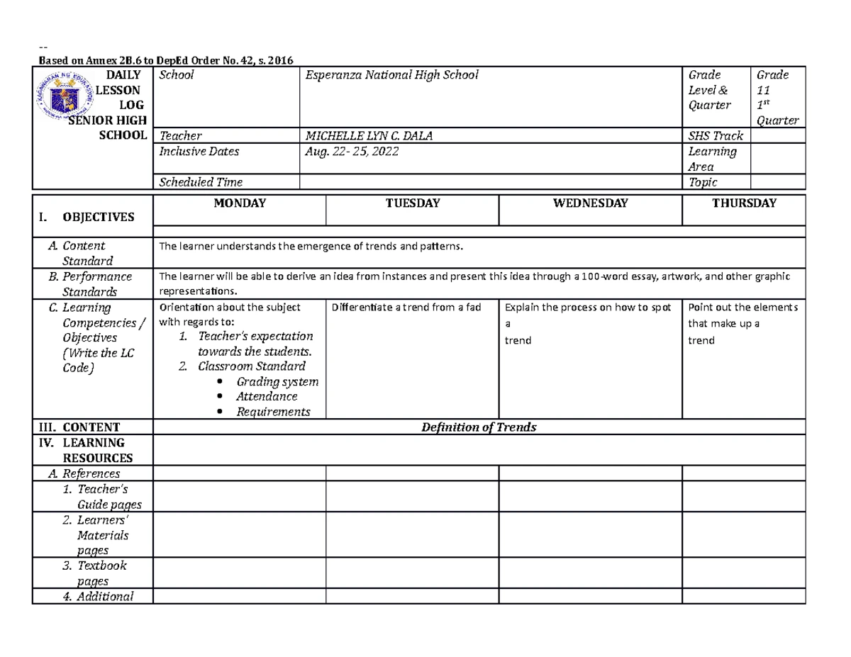 Q1 WS AP7 Lesson 8 Week 8 - ARALING PANLIPUNAN - Gawaing Pampagkatuto sa Araling Panlipunan 7 ...