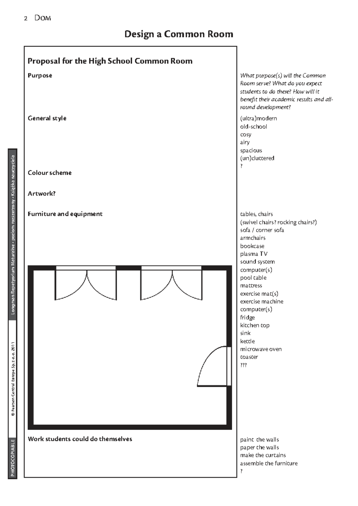 Proposal for High School Common Room Design (2) - Studocu