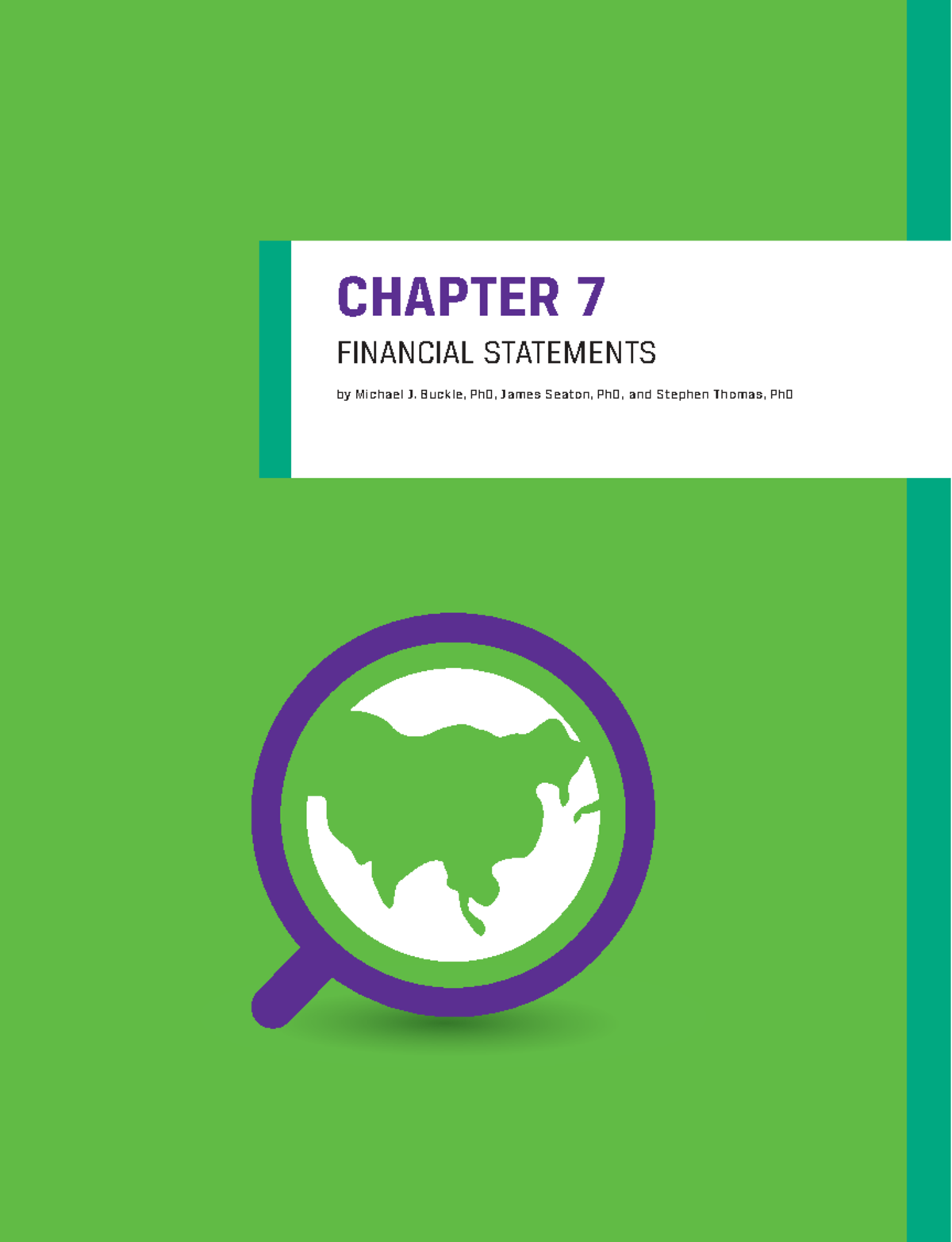 CHAPTER 7: FINANCIAL STATEMENTS - Key Concepts and Learning Outcomes ...