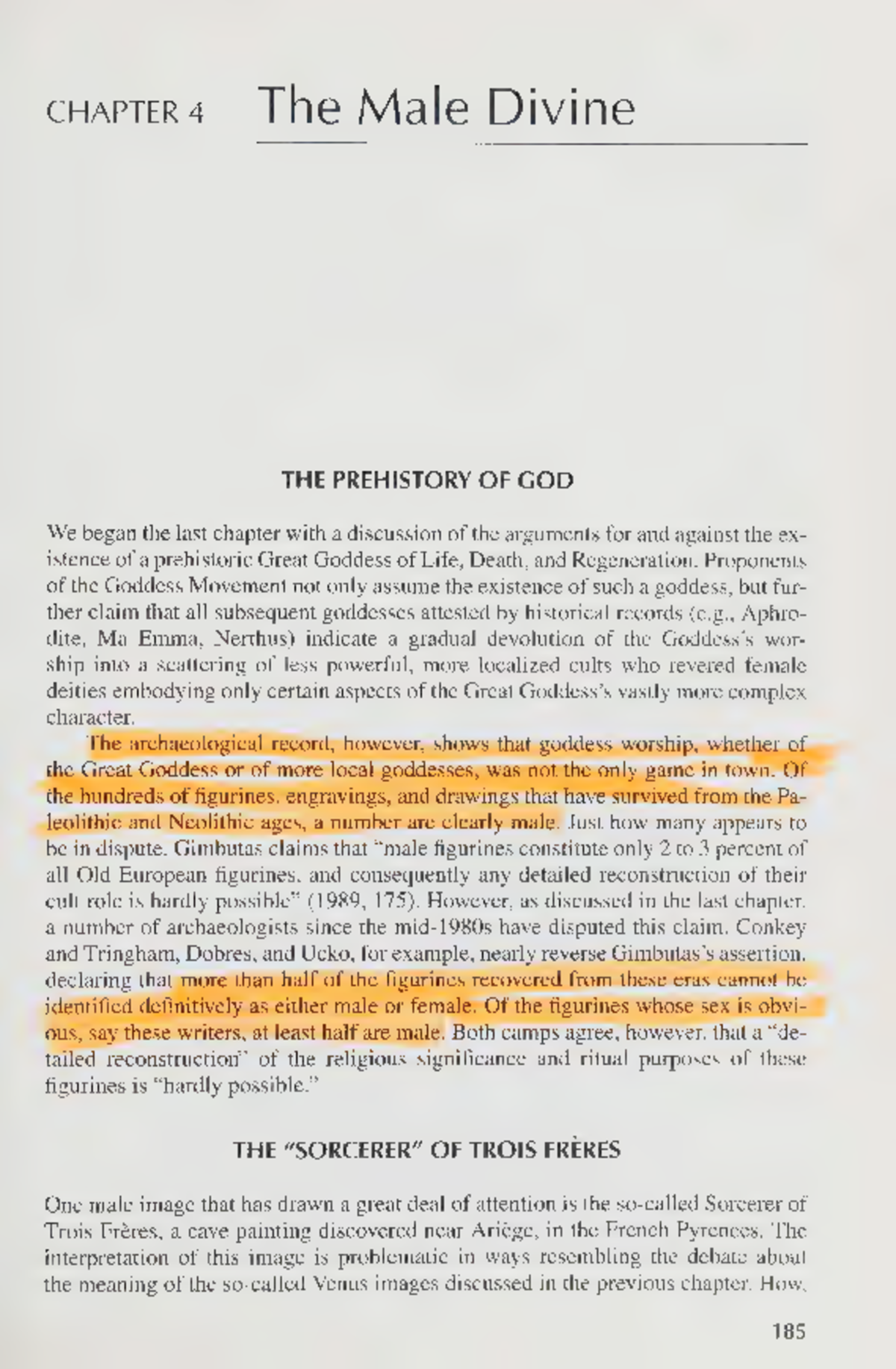 Chapter 4 - Exploring the Male Divine Archetype in Mythology - Studocu