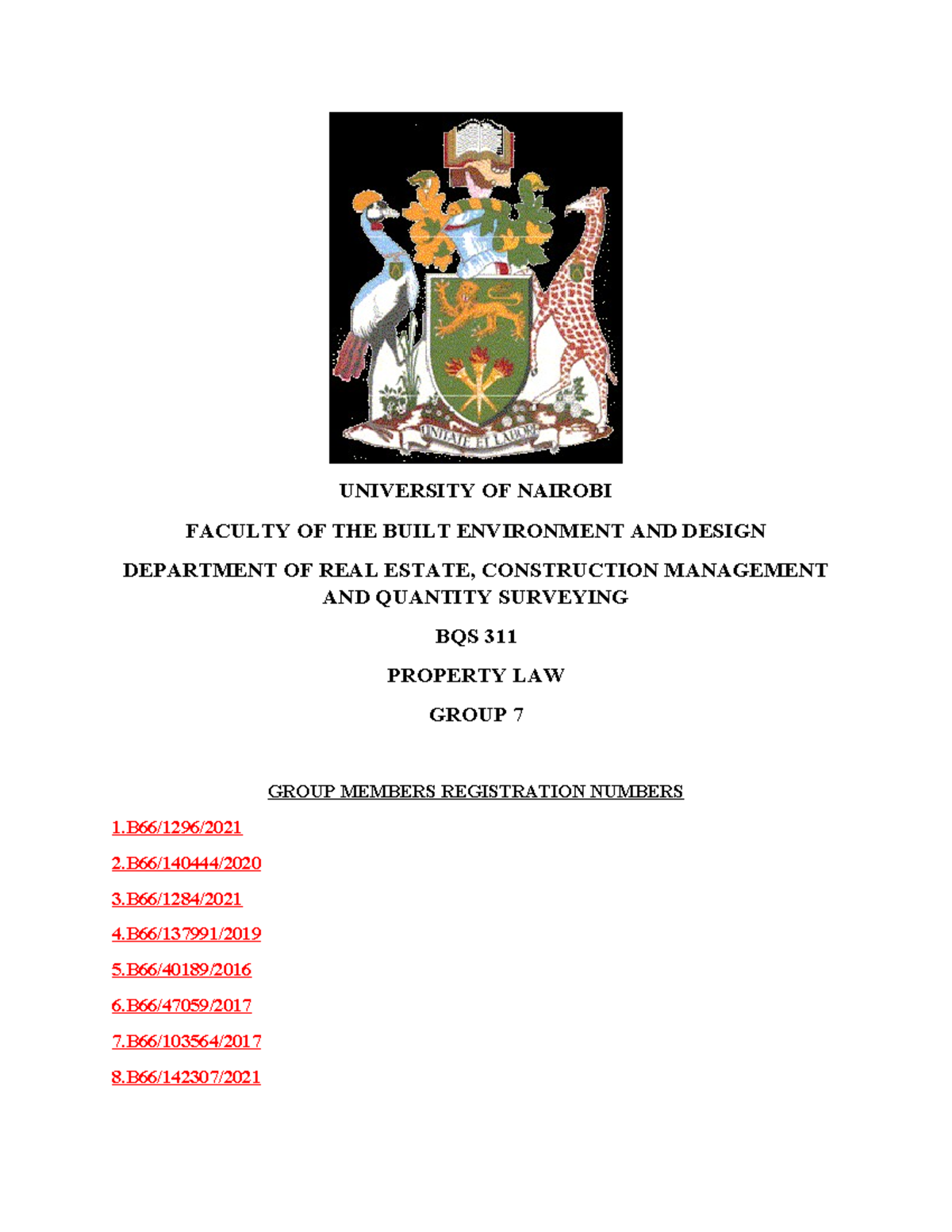 BQS 311 Group Work: Licensing and Approval Regimes in Kenya - Studocu