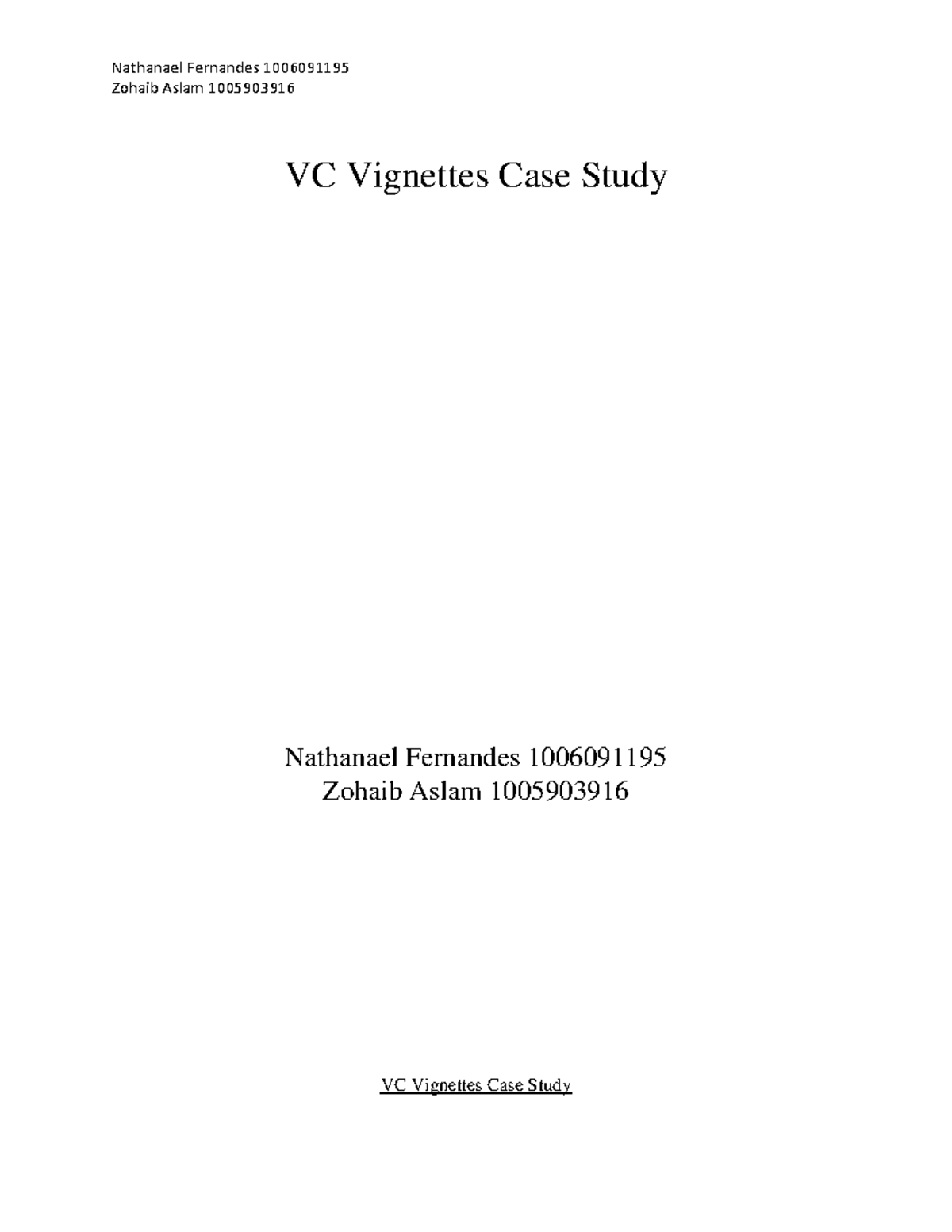 VC Vignettes Case Study Analysis - Examining SCM Sales Strategies - Studocu