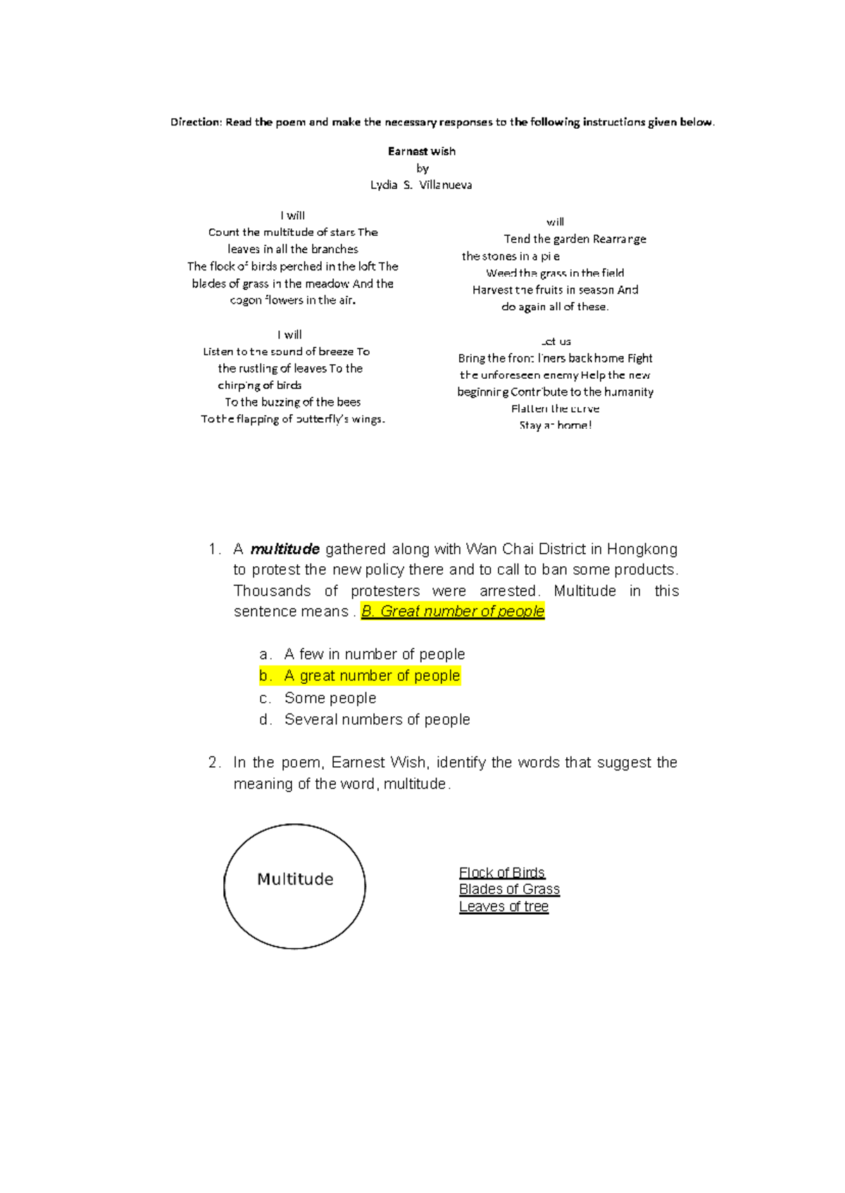 Assessment 1: Understanding Textual Meaning and Imagery Analysis - Studocu