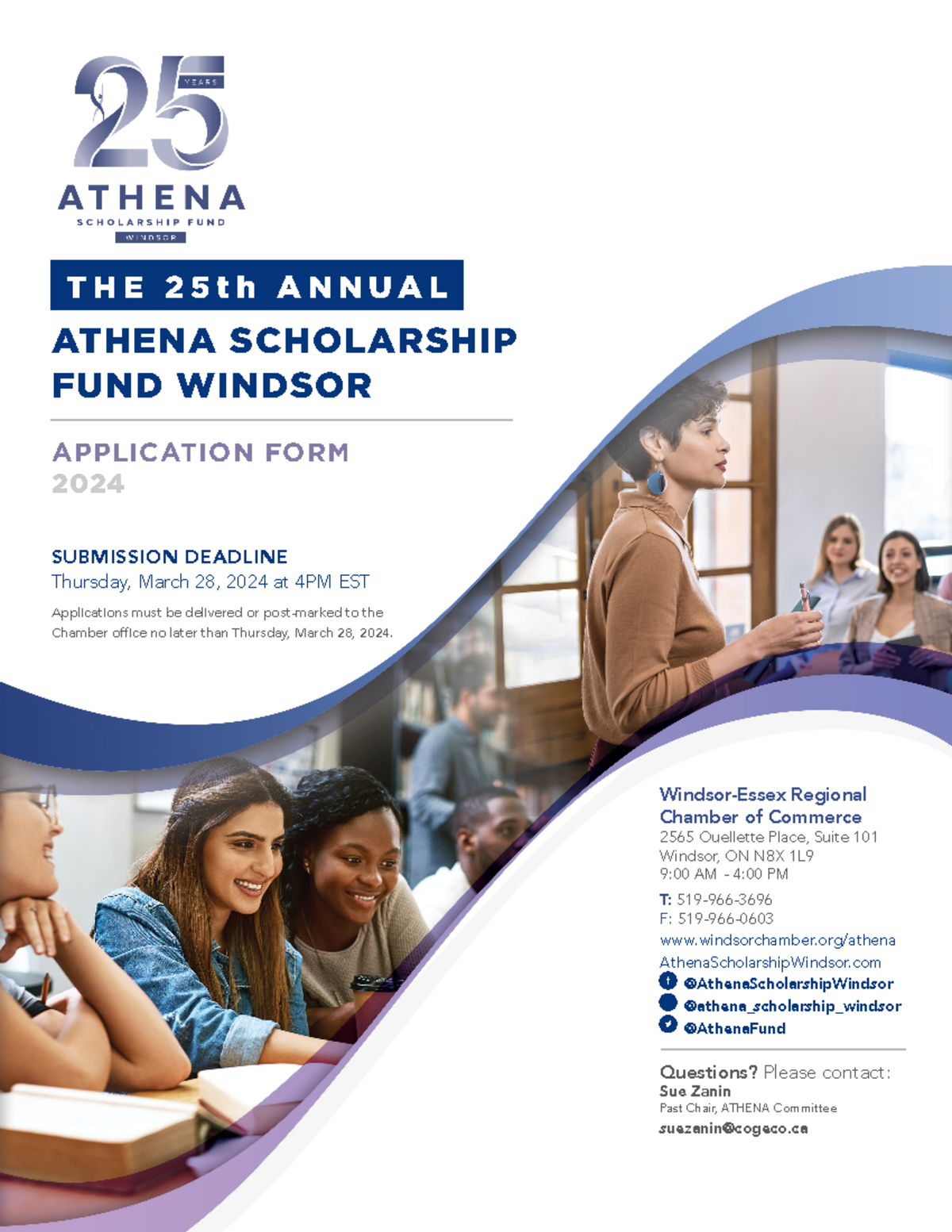 2024 Athena Scholarship Application - ATHENA SCHOLARSHIP FUND WINDSOR ...