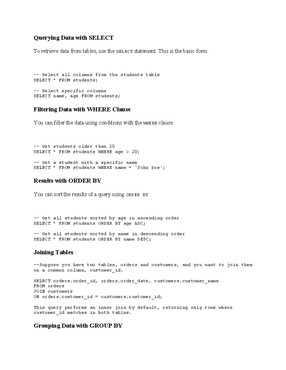 SQLyog Review - Data Querying and Filtering Techniques - Studocu