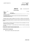 MNM1503 - Unisa - Introduction to Marketing - Studocu