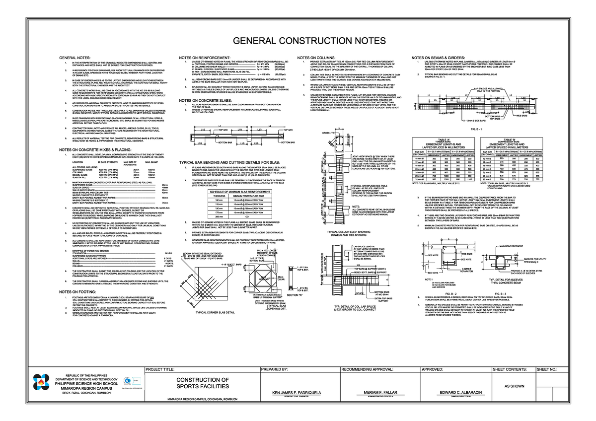 General Construction Guidelines and Best Practices - Studocu