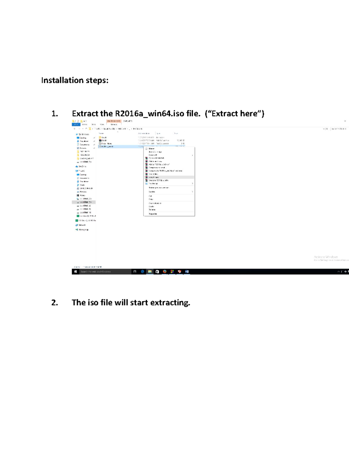 Matlab R2016a Installation Steps and Setup Guide - Studocu
