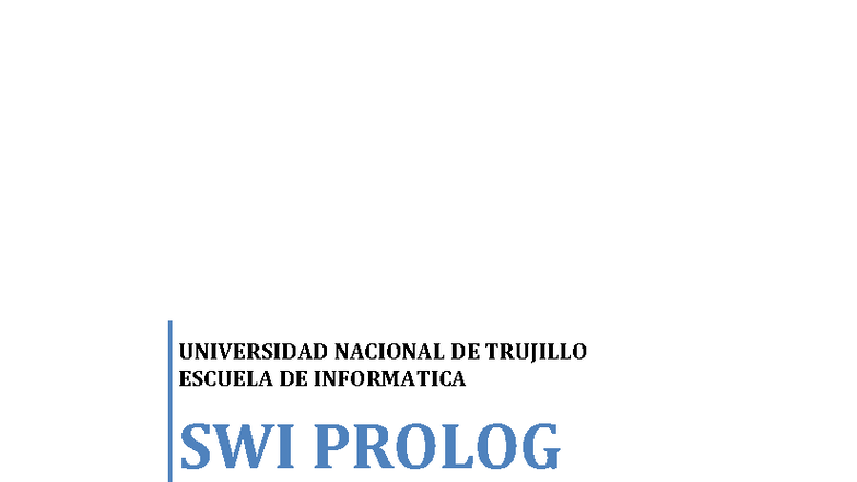 Manual de Interfaces Gráficas en SWI Prolog - UNT - Studocu