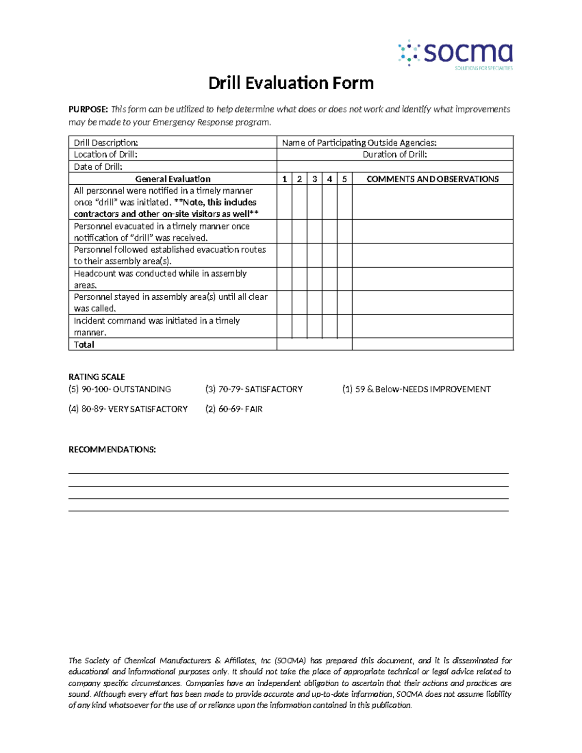 Drill-Evaluation-Form - Drill Evaluation Form PURPOSE: This form can be ...