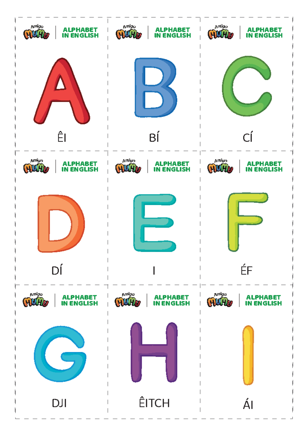 ENG 101: English Alphabet Flashcards for Learning - Studocu