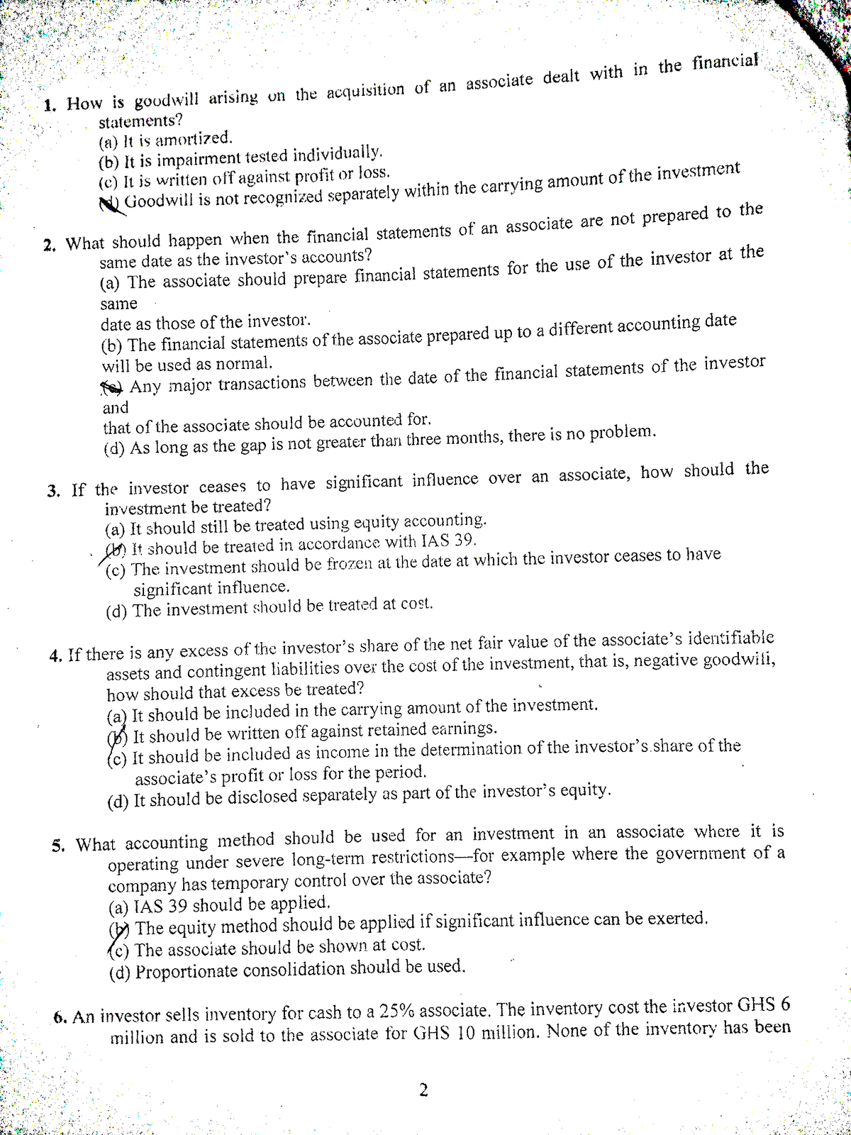Solved Advanced Accounting Q&A for 2021 - Study Guide - Studocu