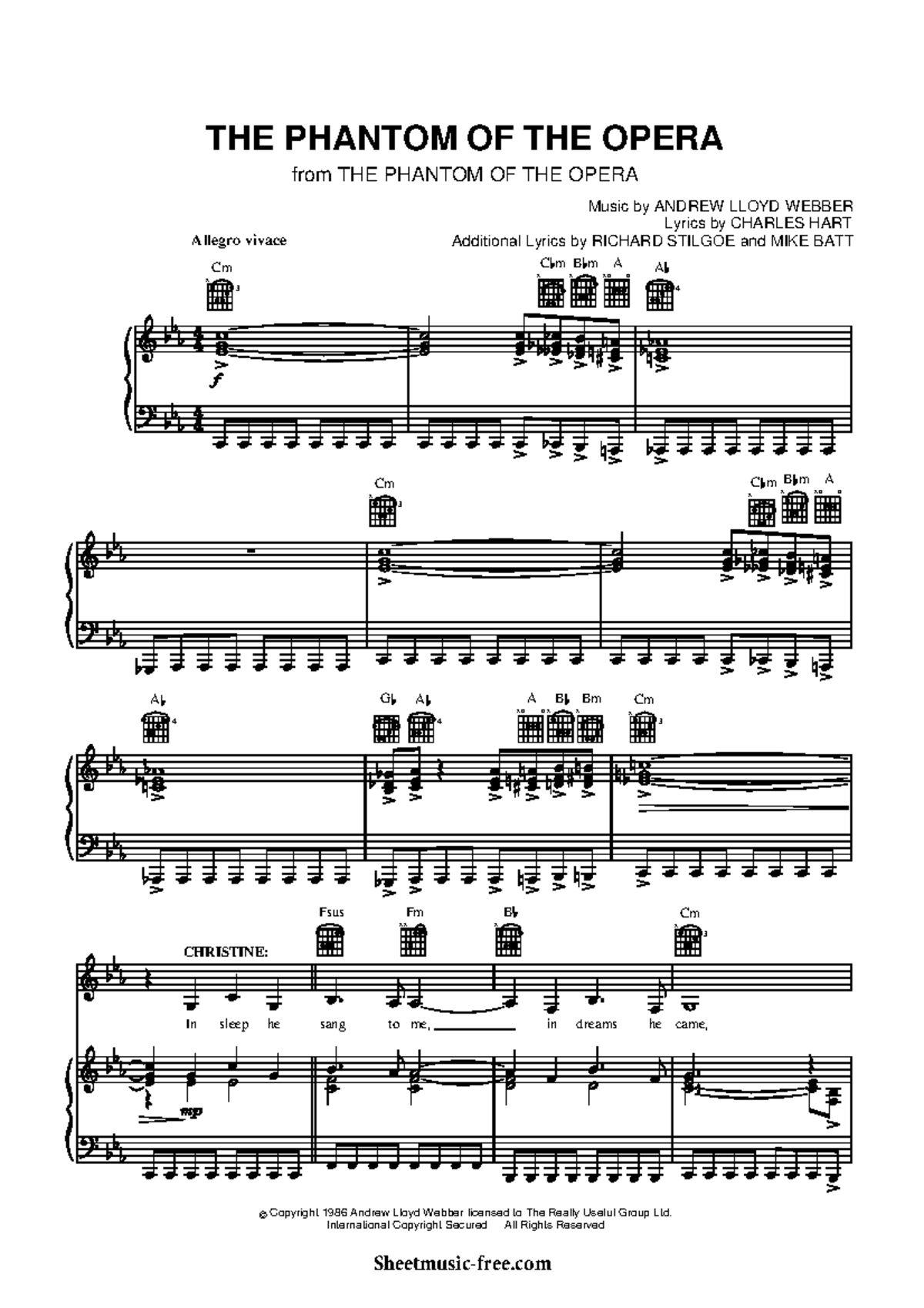 Music Notes for "The Phantom of the Opera" (MUS 101) - Studocu