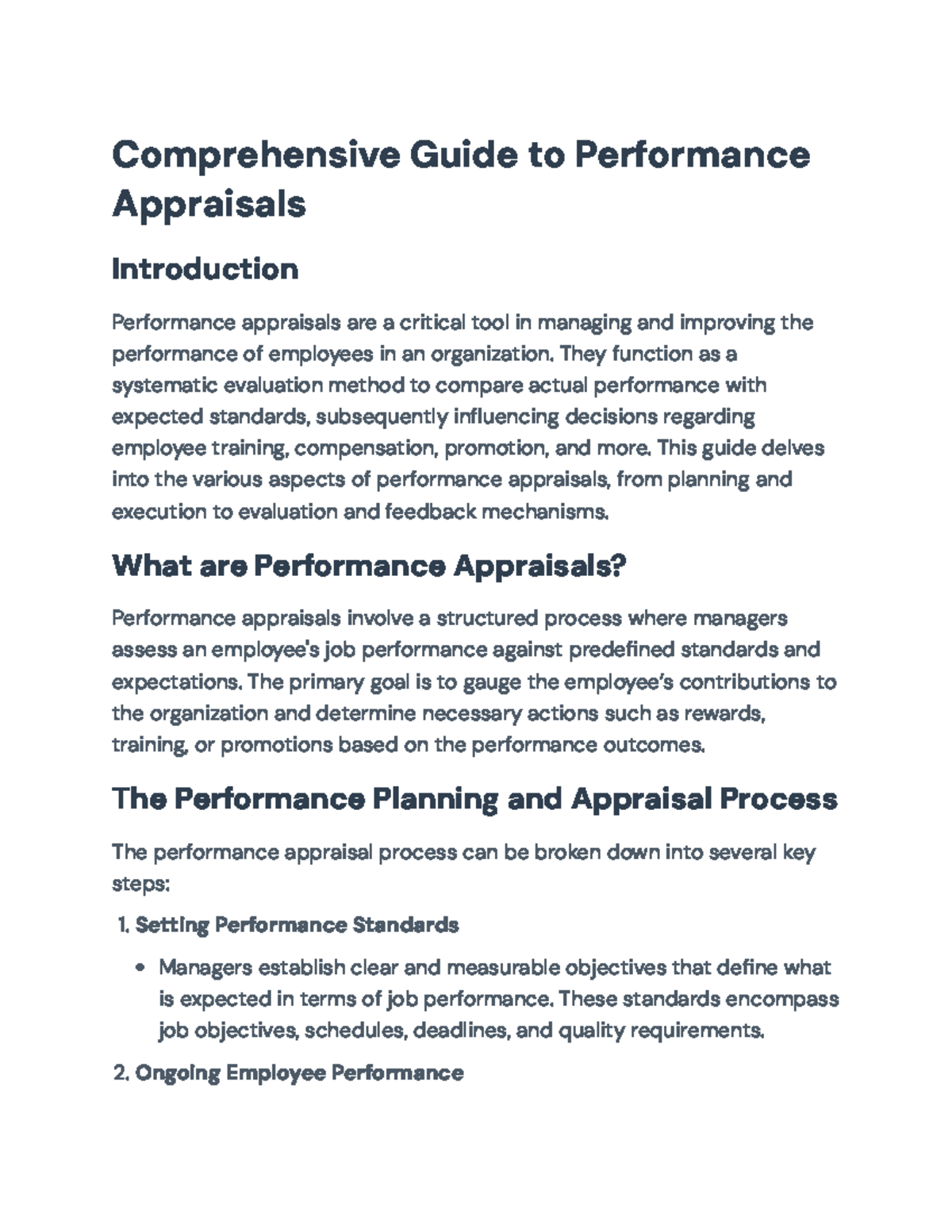 Comprehensive Guide to Performance Appraisals: Methods & Best Practices ...