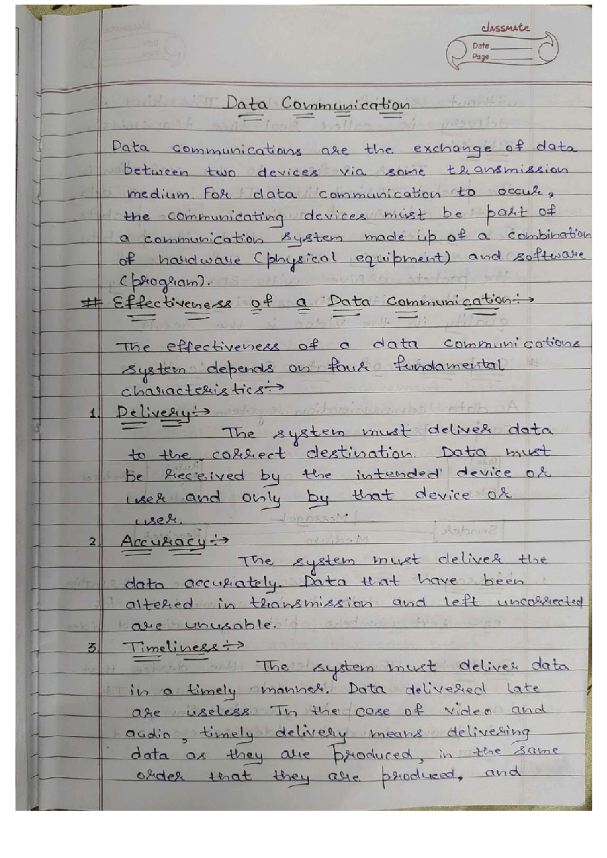 Unit 1 CN - Data Communication Fundamentals and Network Topologies ...