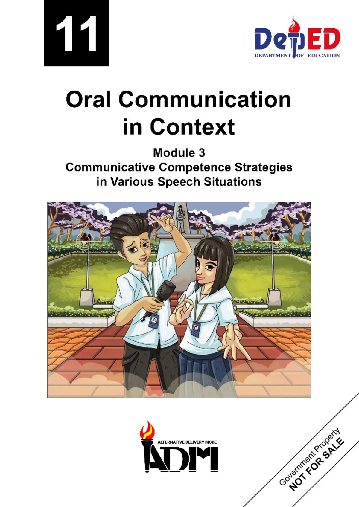 Oral Communication Strategies: Grade 11 Module 3 Guide - Studocu