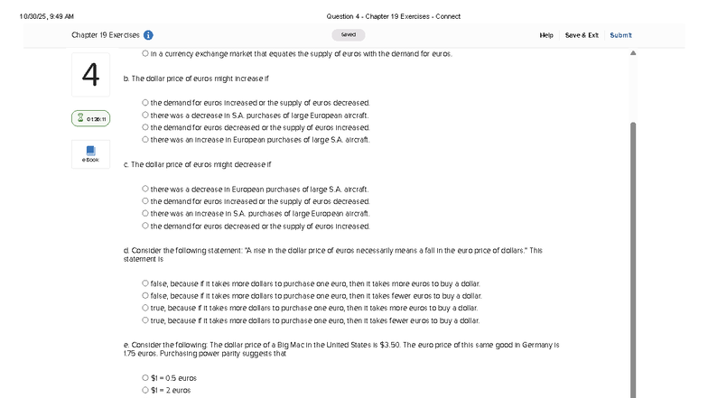 Question 4 - Chapter 19 Exercises - Connect - Currency Exchange ...