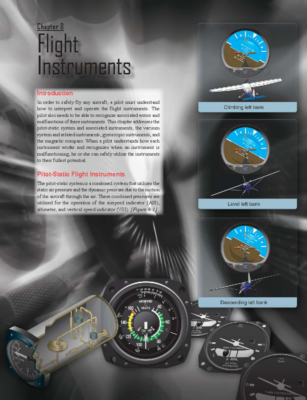 Chapter 8 Flight Instruments Overview - PHAK Summary - Studocu